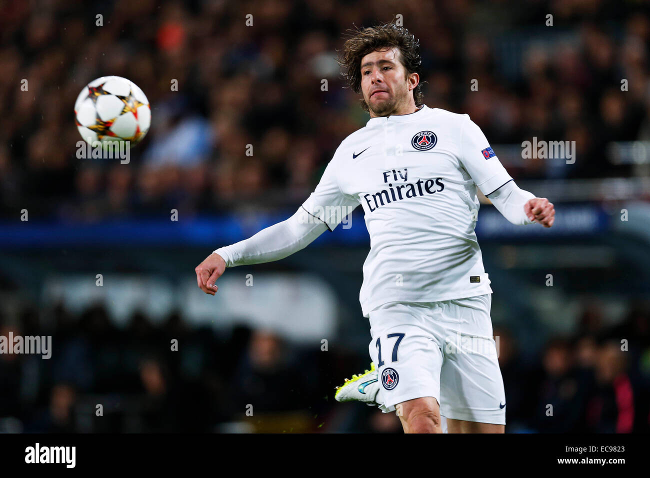 Maxwell (PSG), DECEMBER 10, 2014 - Football / Soccer : UEFA Champions ...
