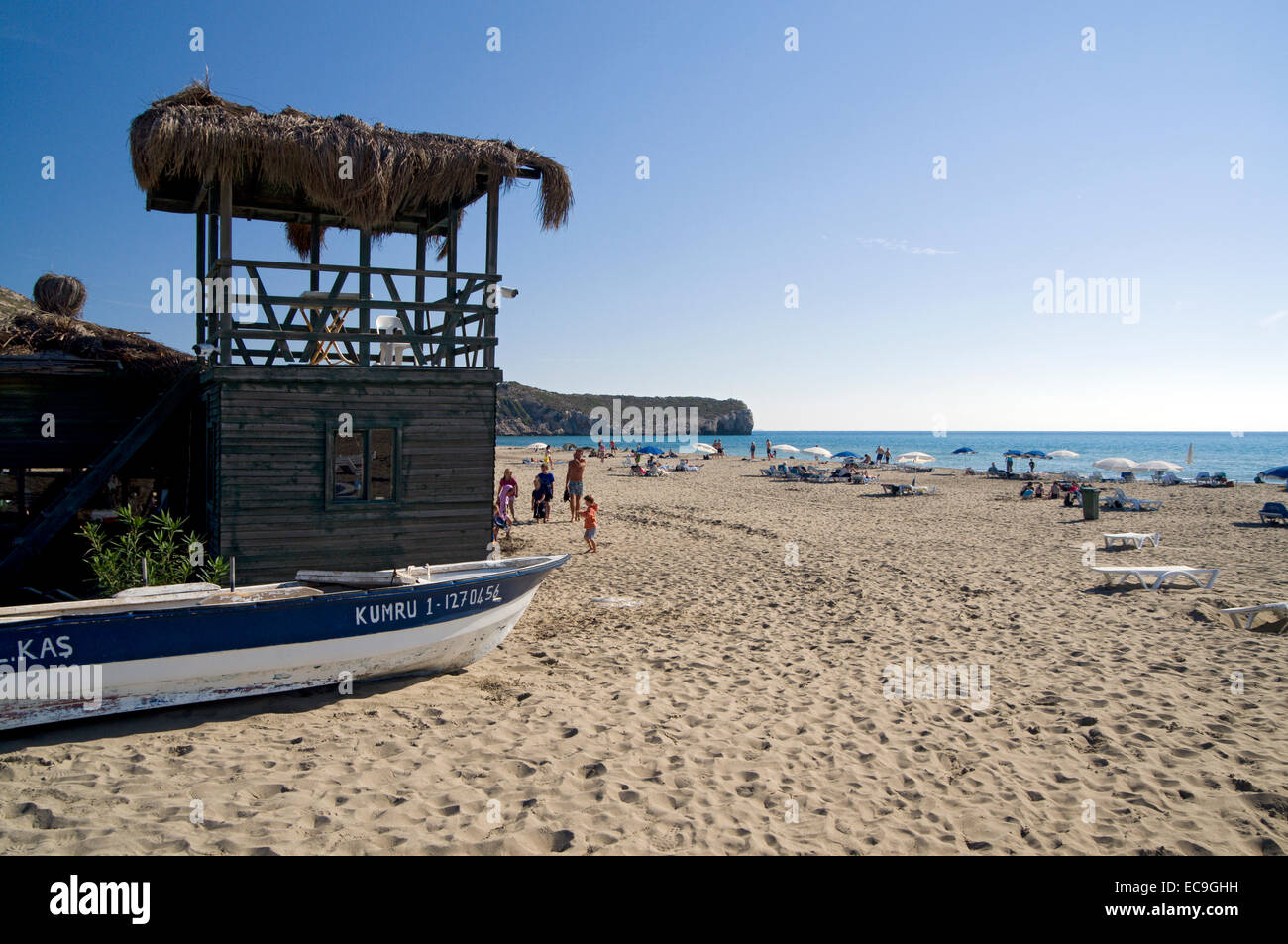Patara Beach near Kalkan, Lycian Coast, near Kas, Turkey, Asia Stock ...