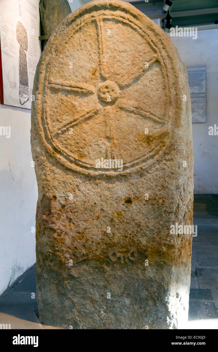 Cart-wheel Cross, 10/11 Century, Margam Stones Museum, Neath Port ...