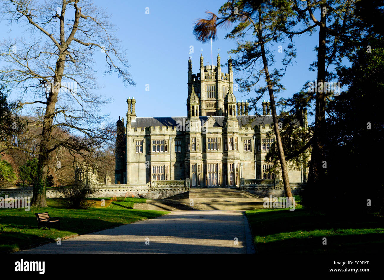 Margam Manor, Victorian Manor House, Port Talbot, South Wales Stock ...