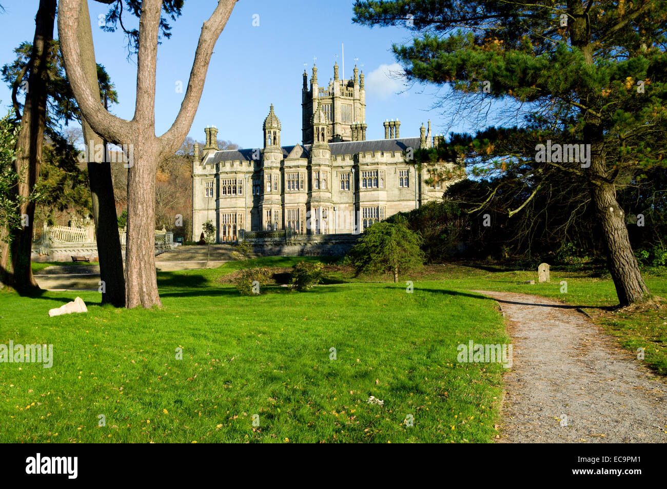 Margam Manor, Victorian Manor House, Port Talbot, South Wales Stock ...