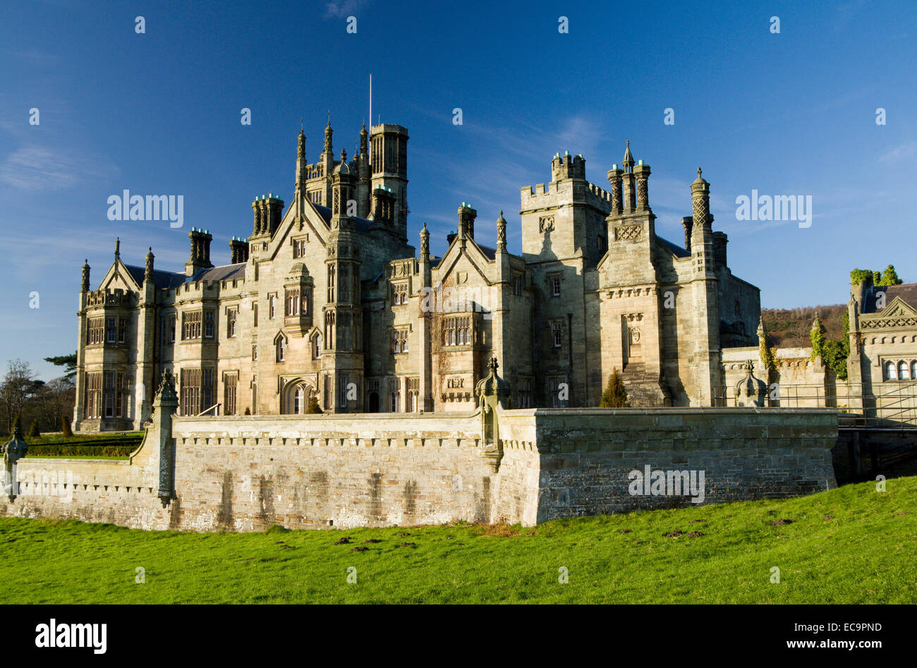 Margam Manor, Victorian Manor House, Port Talbot, South Wales Stock ...