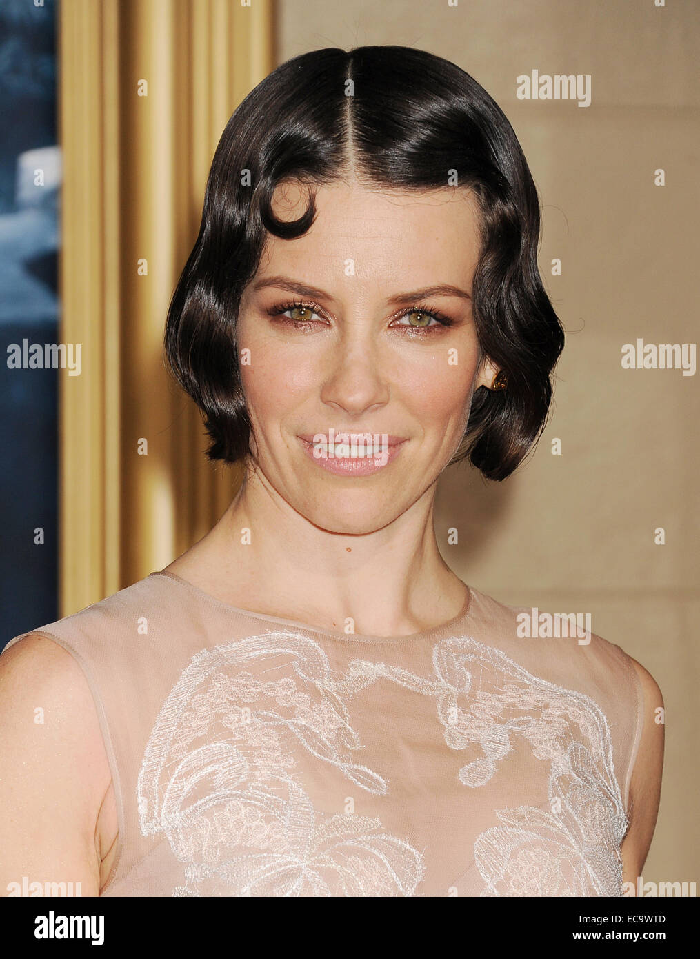 EVANGELINE LILLY Canadian film actress in December 2014. Photo Jeffrey ...