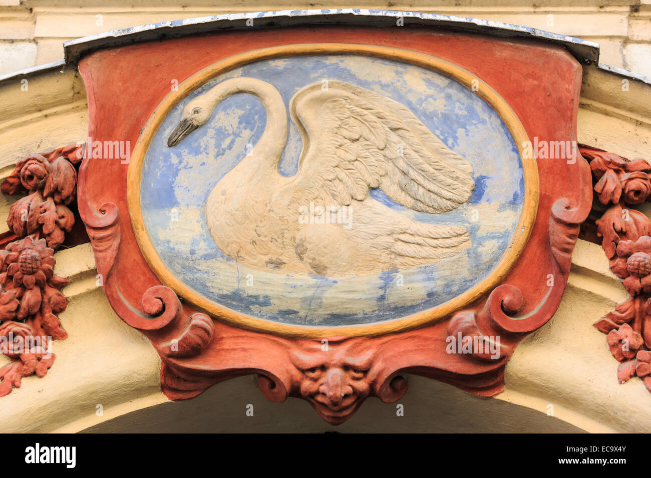 Swan motif hi-res stock photography and images - Alamy