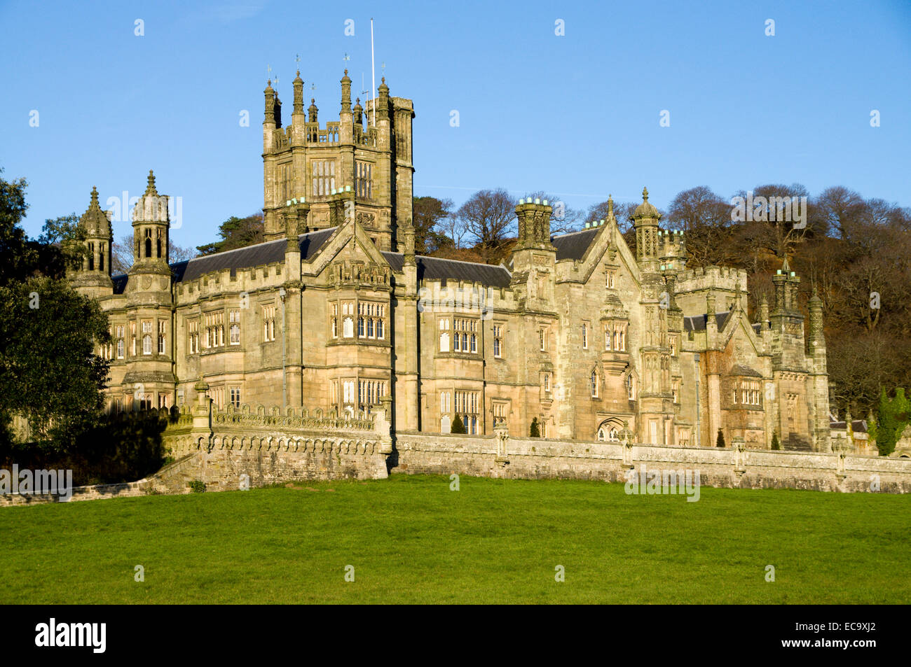 Margam Manor, Victorian Manor House, Port Talbot, South Wales Stock ...