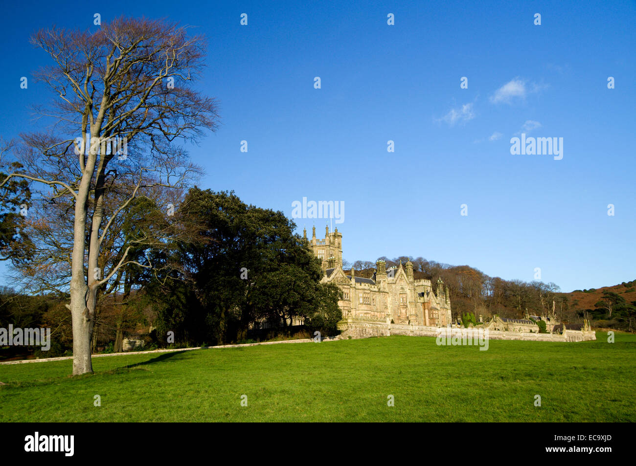 Margam Manor, Victorian Manor House, Port Talbot, South Wales Stock ...