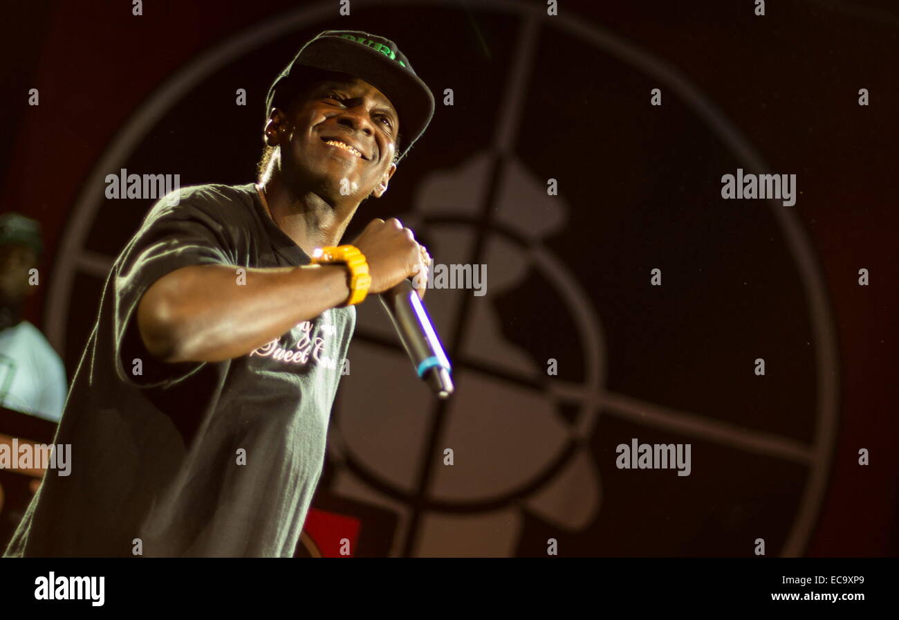 Public Enemy perform live at Electric Brixton Featuring: Flavor Flav ...
