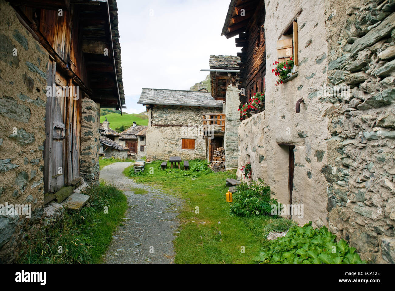 Heidi Village Grevasalvas in Spring, Grisons, Switzerland | Heididorf ...
