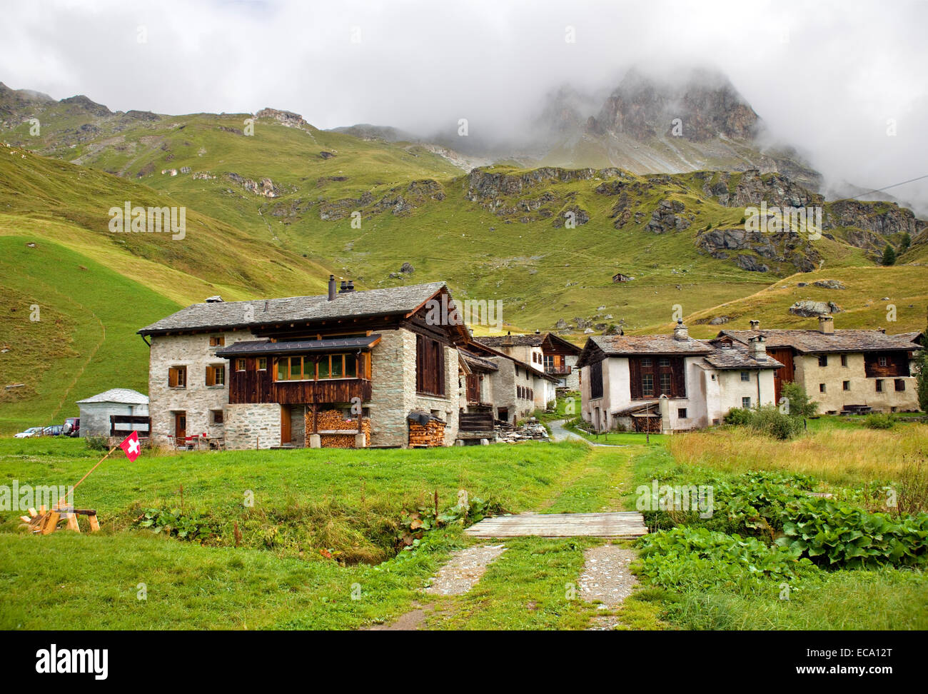 Heidi Village Grevasalvas in Spring, Grisons, Switzerland | Heididorf ...