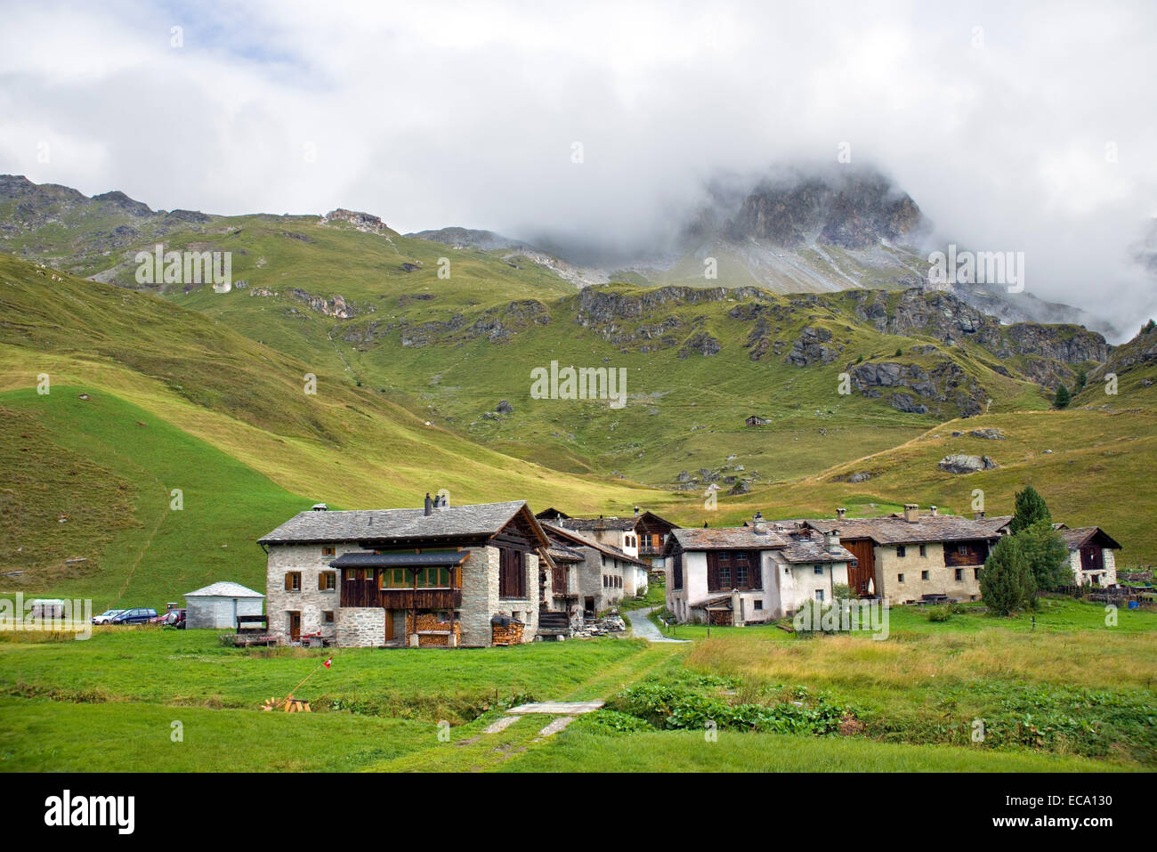Heidi Village Grevasalvas in Spring, Grisons, Switzerland | Heididorf ...