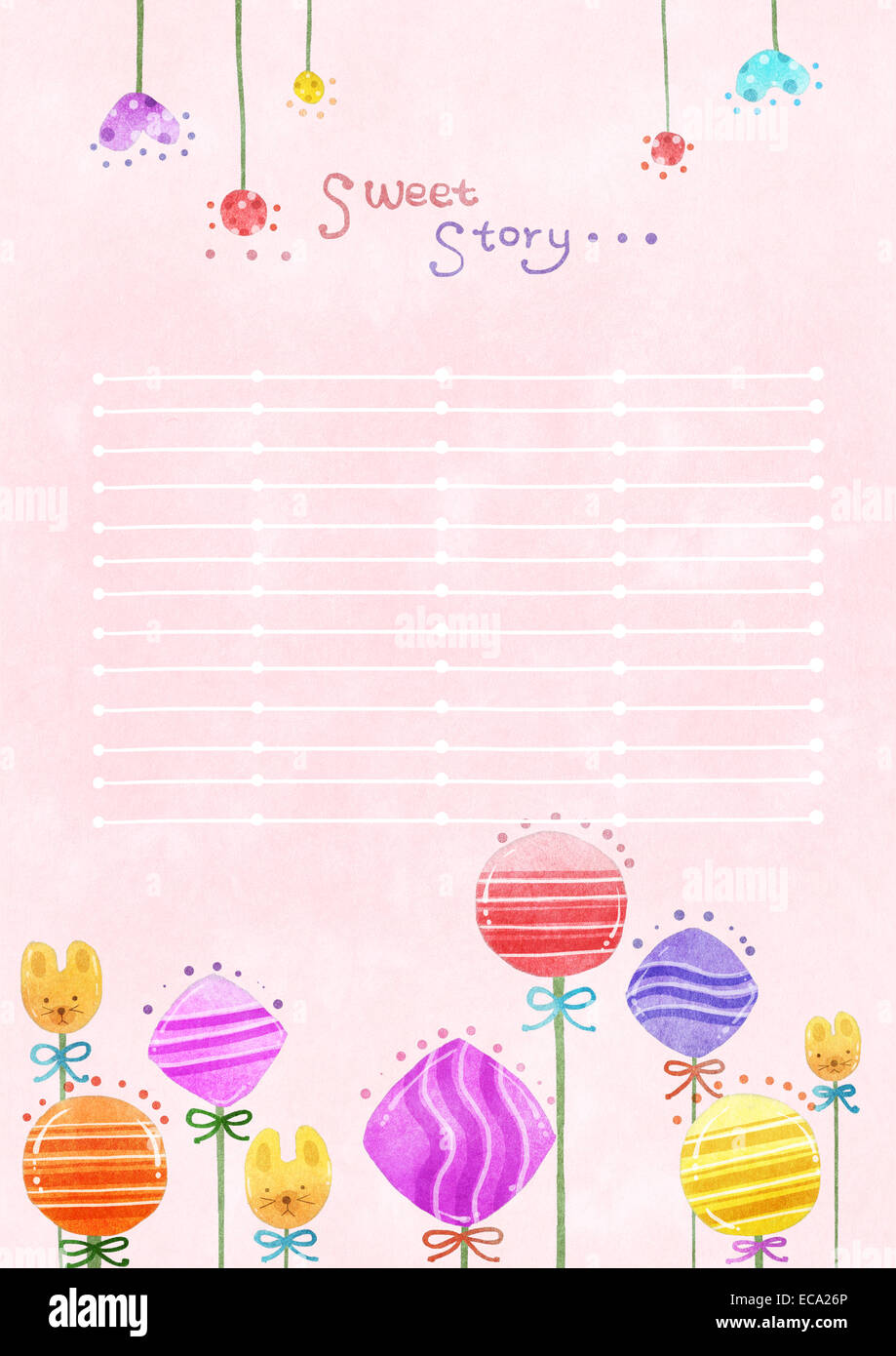 Letter Paper Designs Stock Photo - Alamy