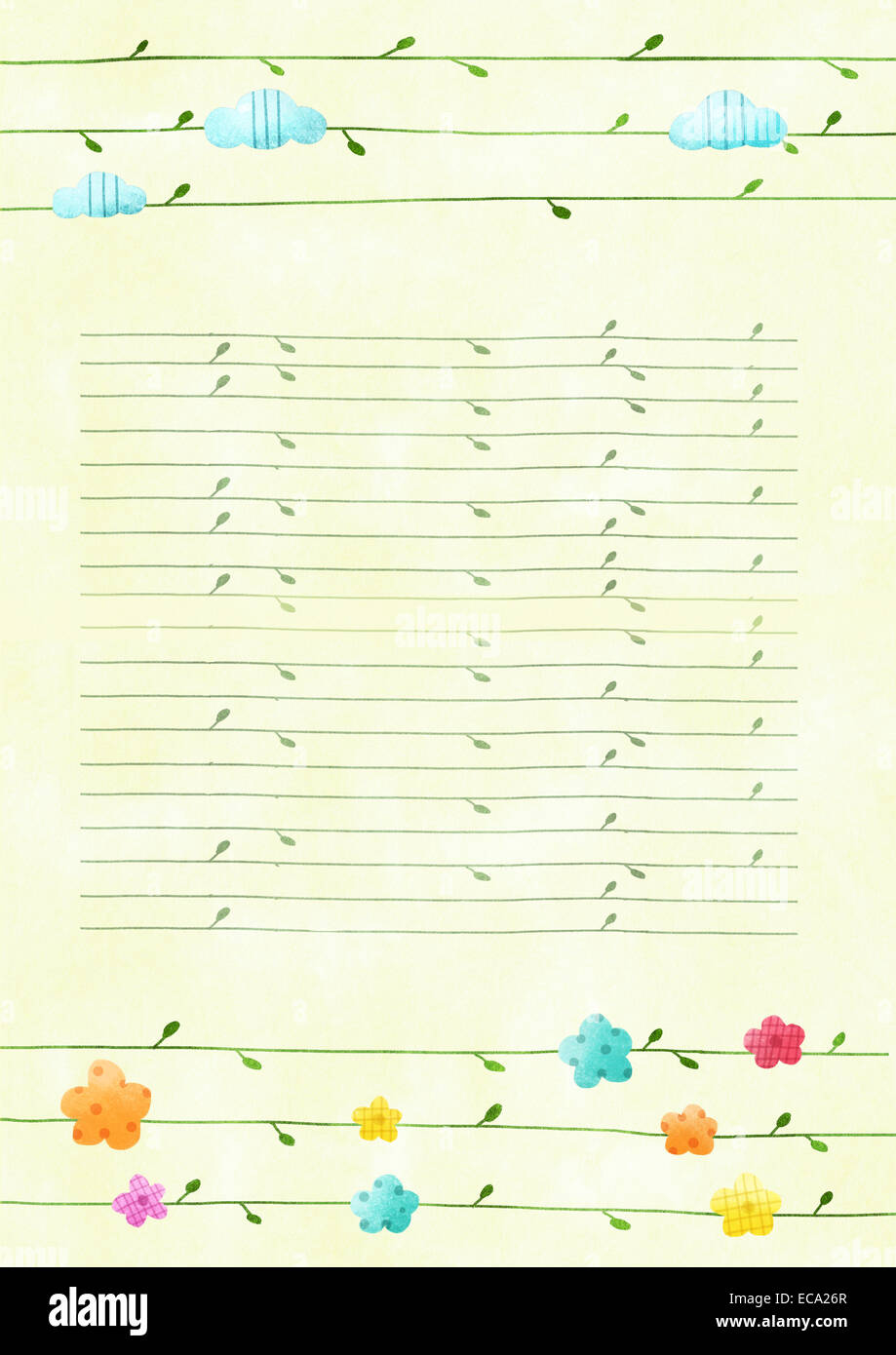 Letter Paper Designs Stock Photo - Alamy