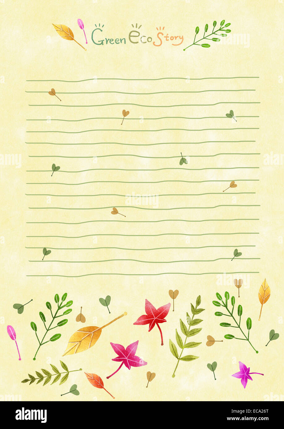 Letter Paper Designs Stock Photo - Alamy