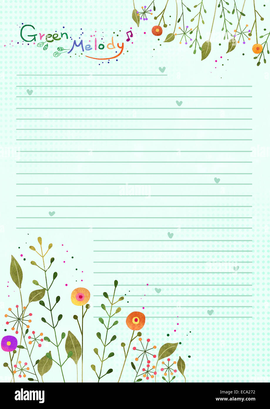 Letter Paper Designs Stock Photo - Alamy