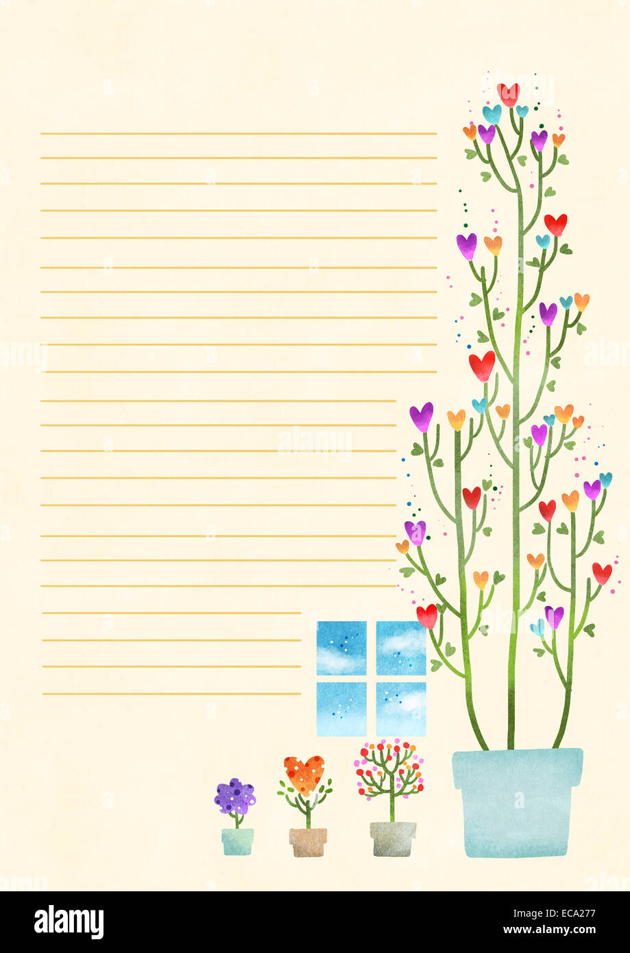 Letter Paper Designs Stock Photo - Alamy