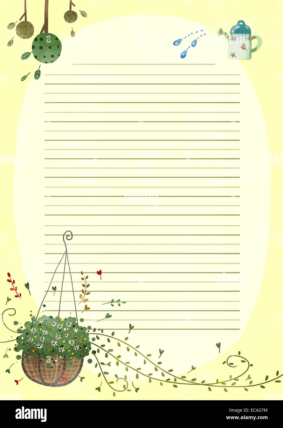 Letter Paper Designs Stock Photo - Alamy