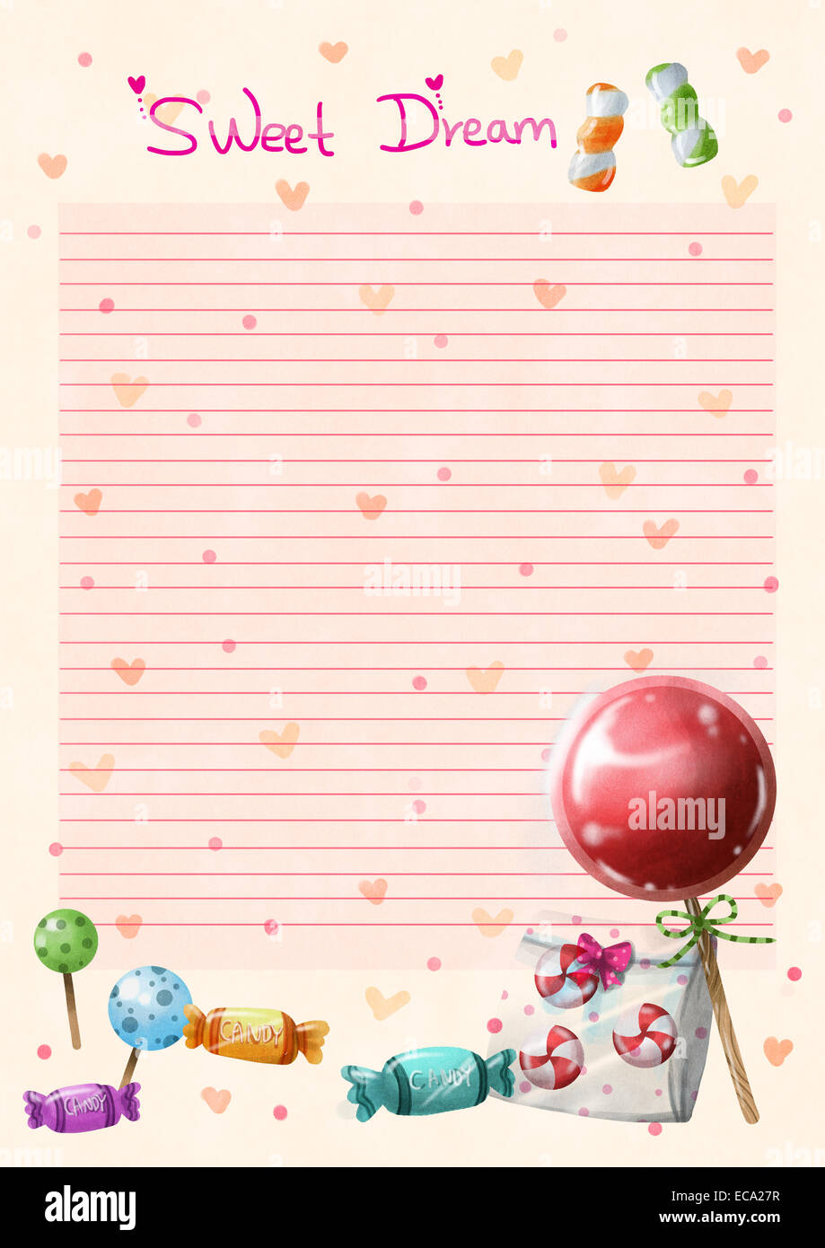 Letter Paper Designs Stock Photo - Alamy