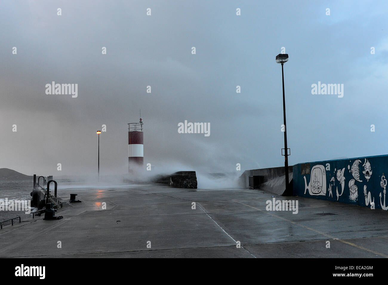 Donegal Coast, Ireland. 11th December, 2014. Ireland Weather: Gale ...