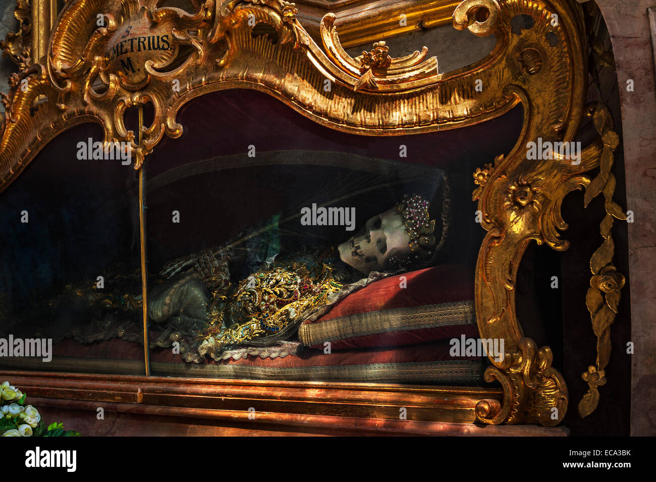Catacomb saint Demetrius, Kloster Dietramszell Abbey, Dietramszell ...