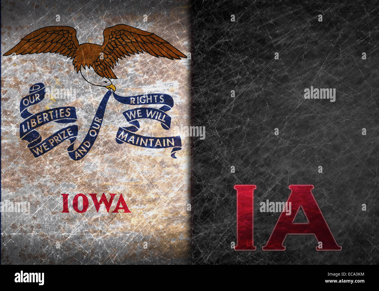 Ia flag hi-res stock photography and images - Alamy