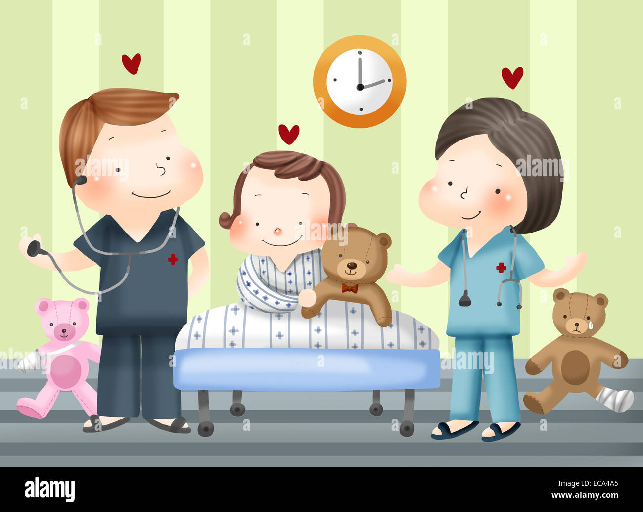 Hospital Gown Illustration High Resolution Stock Photography and Images ...