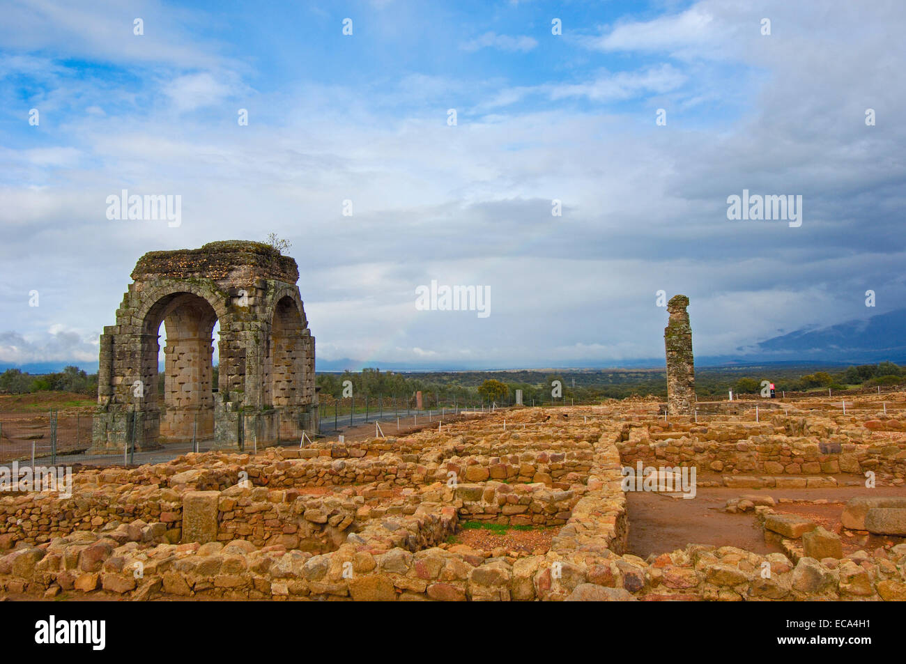 Caparra roman ruins hi-res stock photography and images - Alamy