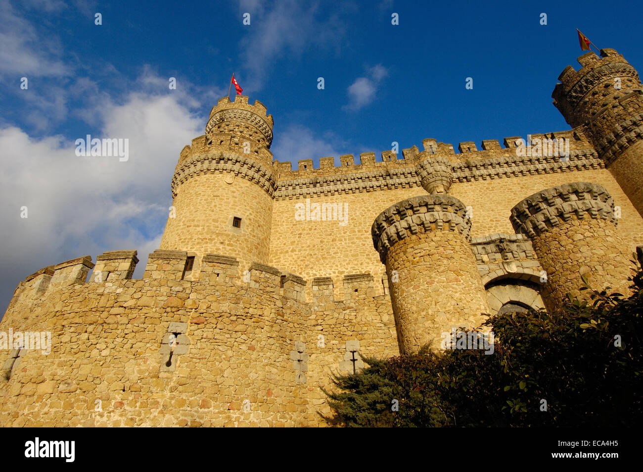 Castle of Manzanares el Real, Madrid, Spain, Europe Stock Photo - Alamy