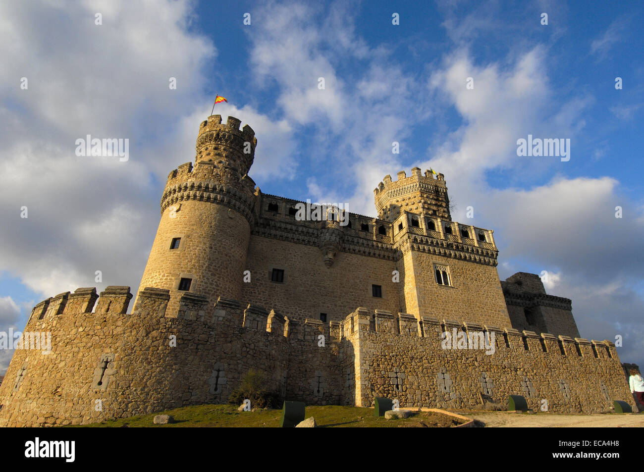 Castle of Manzanares el Real, Madrid, Spain, Europe Stock Photo - Alamy