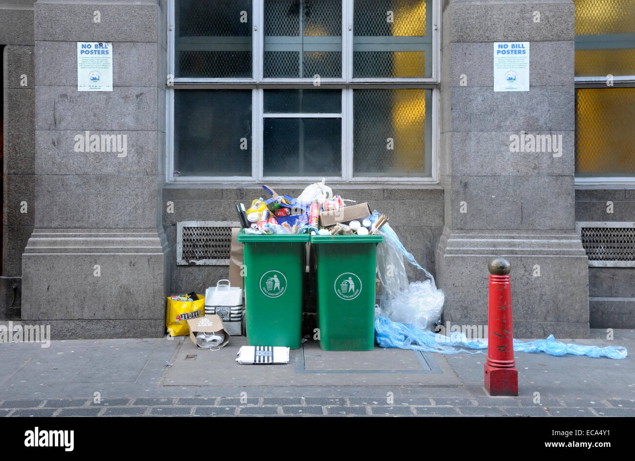 Overflow waste bins hi-res stock photography and images - Alamy