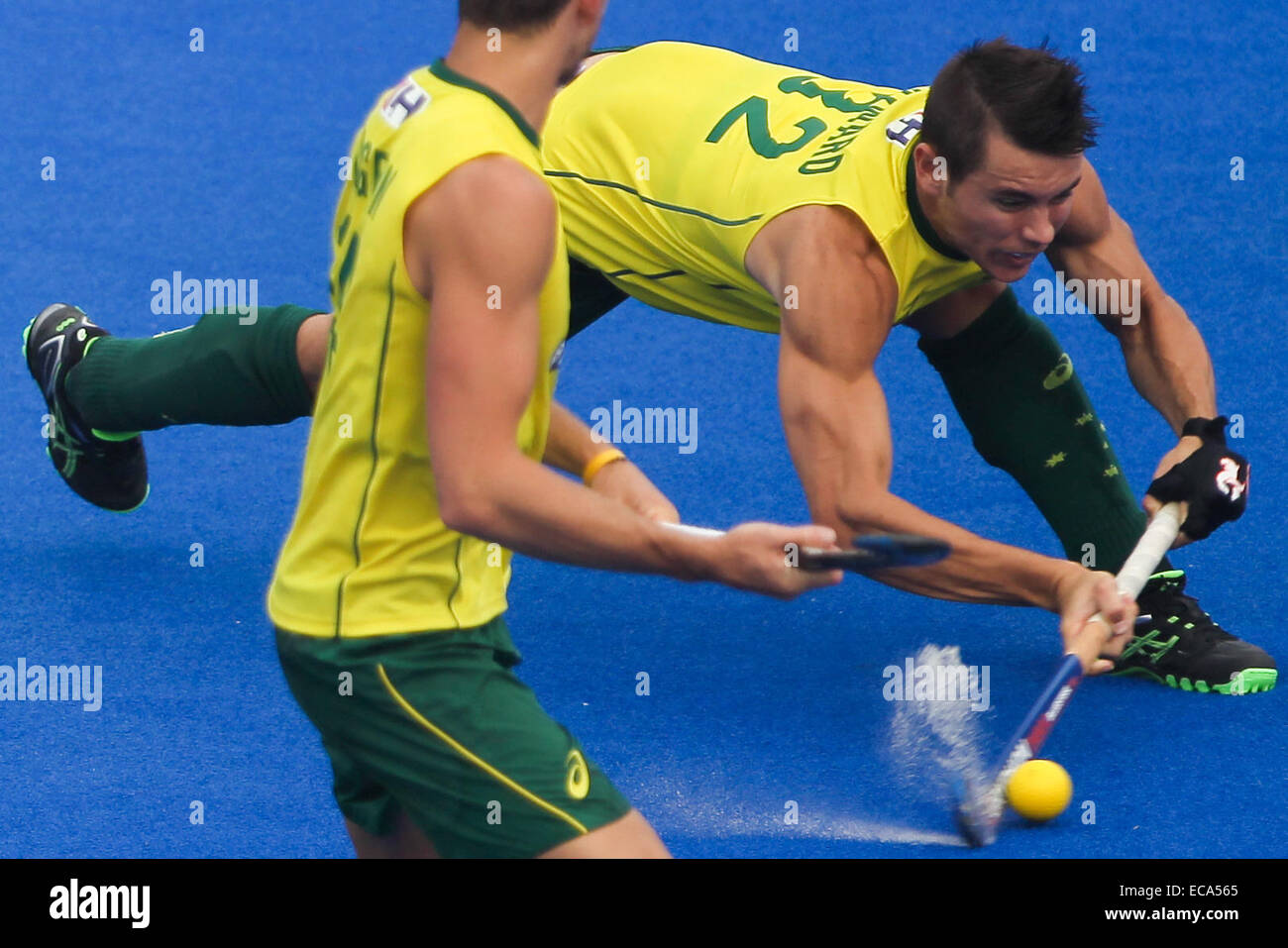 Player shoots for goal hi-res stock photography and images - Alamy
