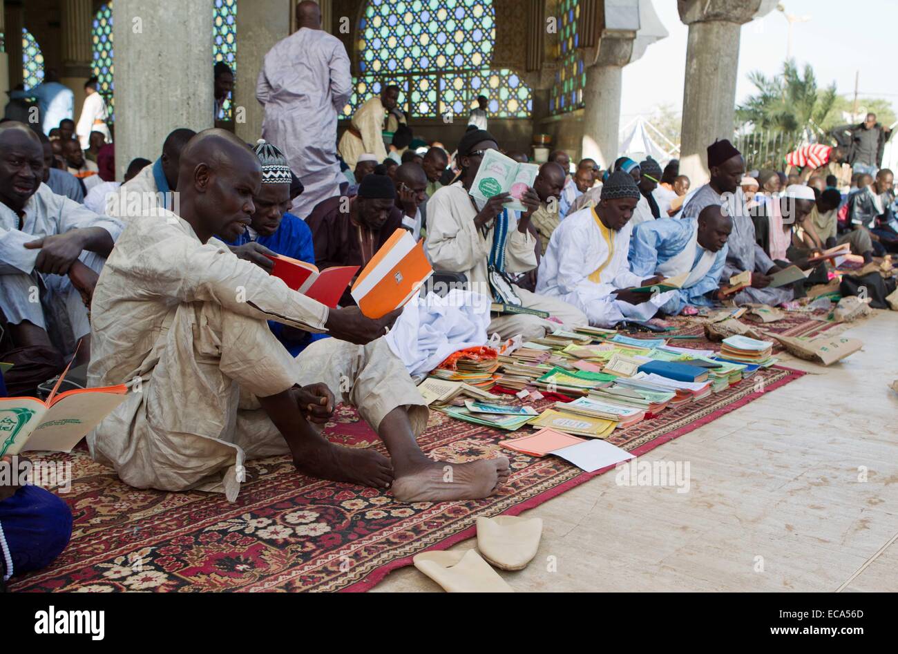 Touba, Senegal's holy city. 11th Dec, 2014. Pilgrims gather at the ...