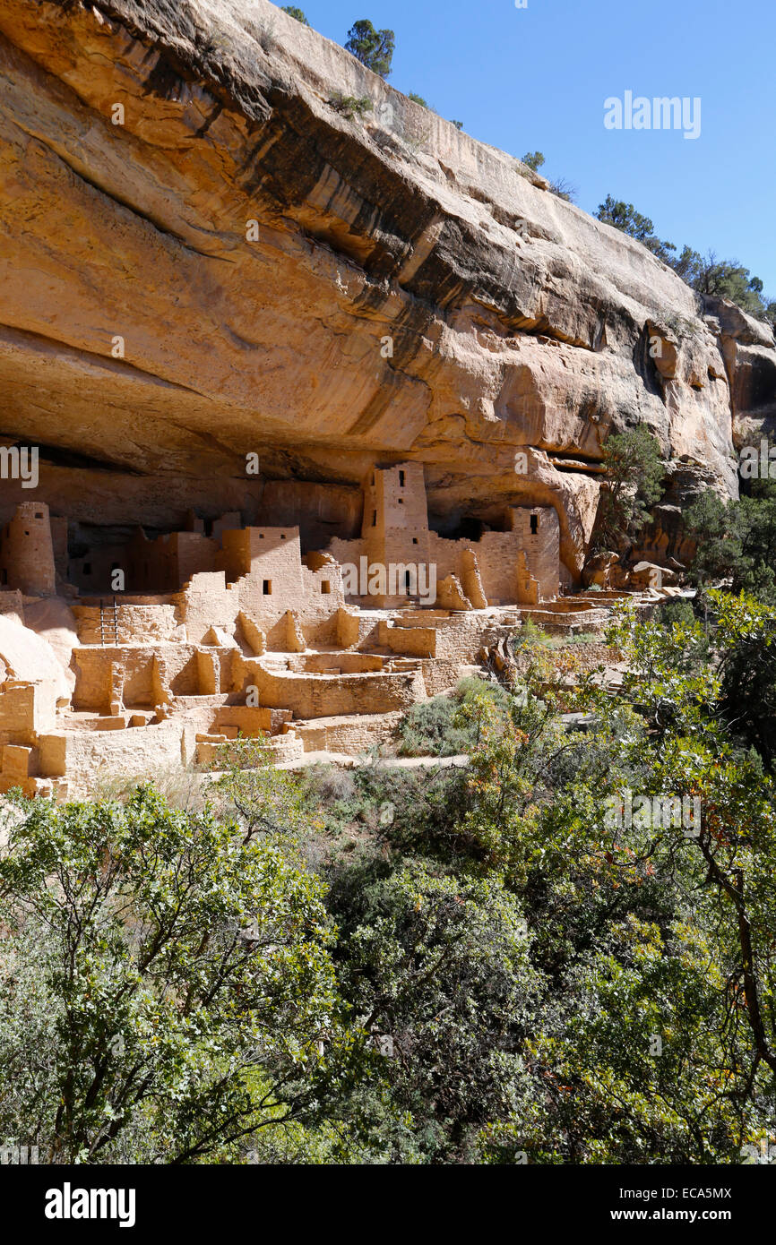 Cliff Palace, cliff dwellings of the Anasazi, Mesa Verde National Park ...