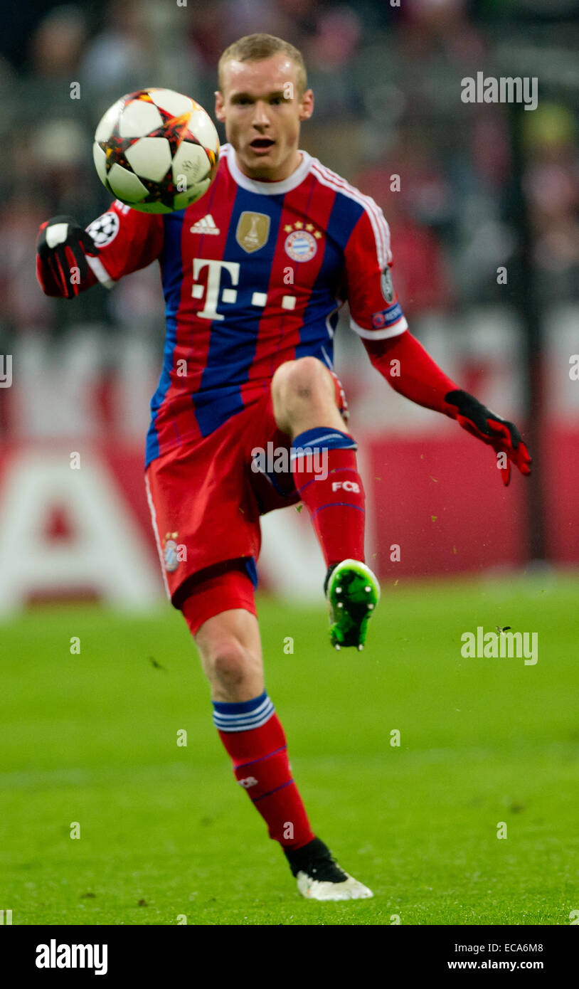 Munich, Germany. 10th Dec, 2014. Bayern Munich's Sebastian Rode in ...