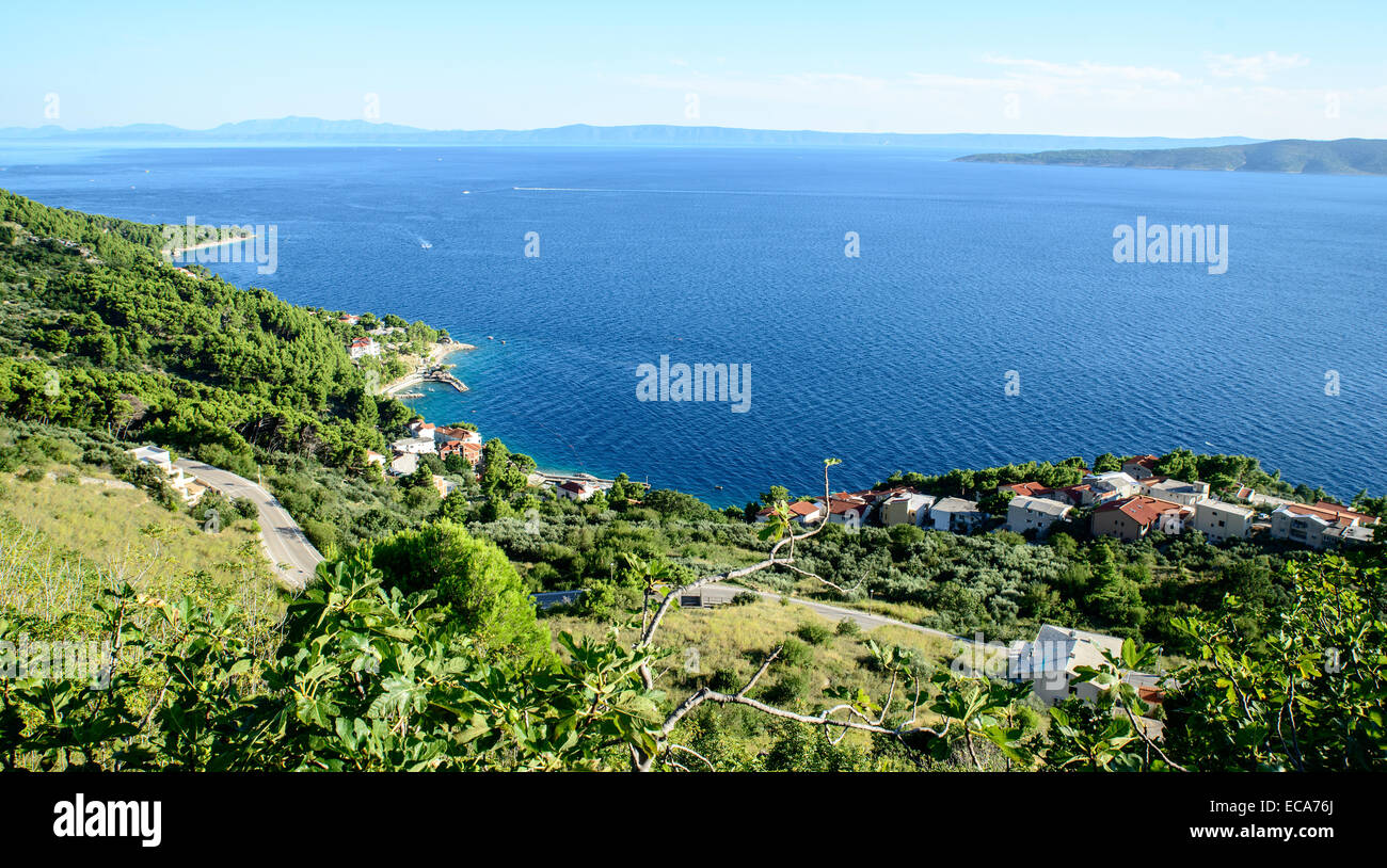 view of the sea in Croatia Stock Photo - Alamy