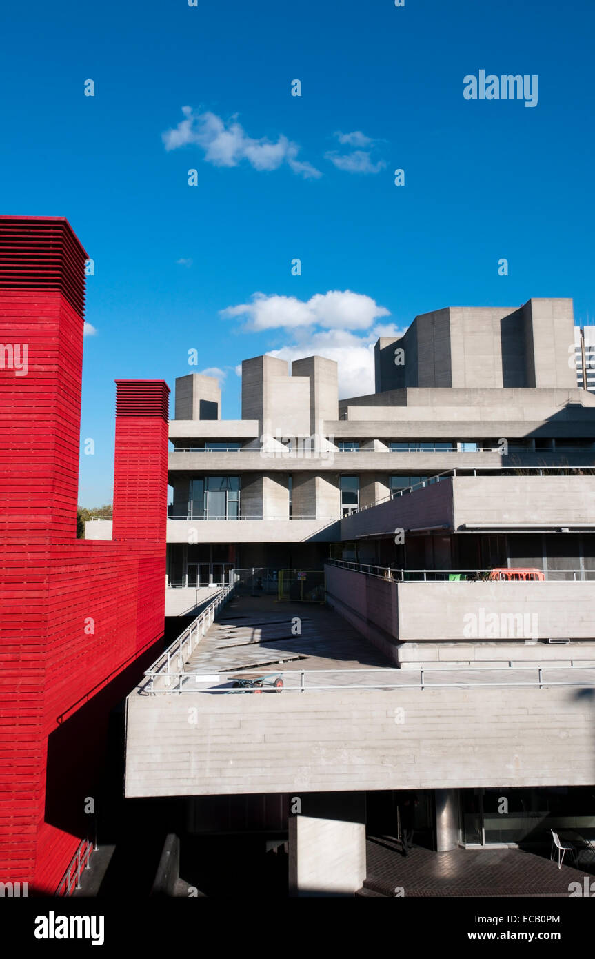 The National Theatre's temporary auditorium, The Shed designed by ...