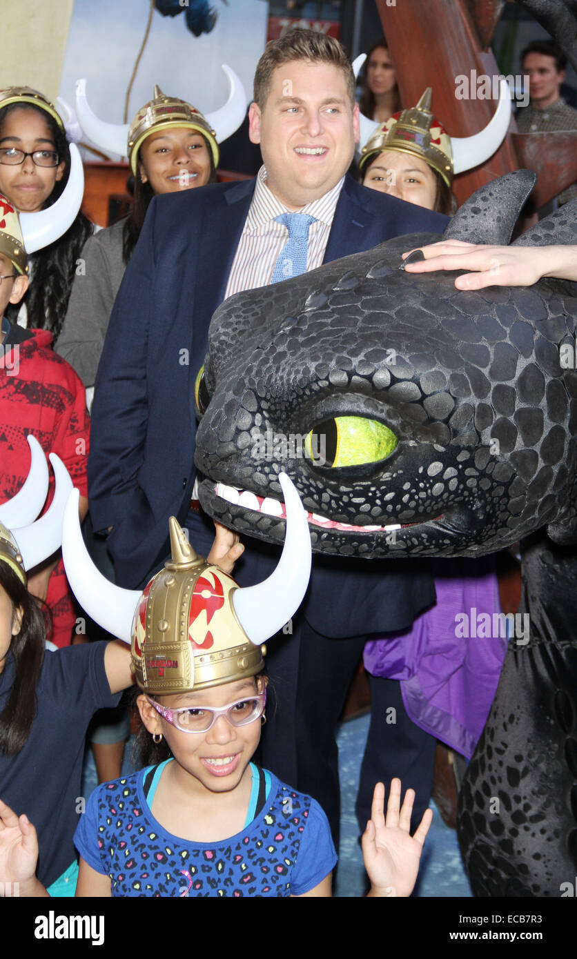 Jonah Hill and Jay Baruchel at DreamWorks How to Train your Dragon 2 ...