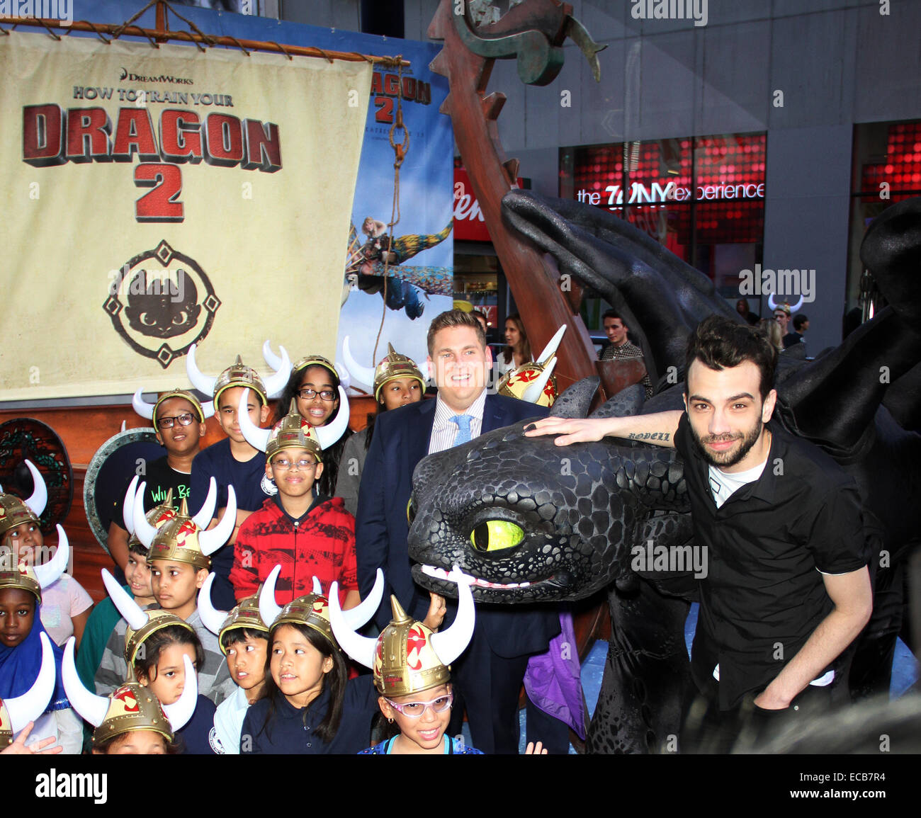 Jonah Hill and Jay Baruchel at DreamWorks How to Train your Dragon 2 ...