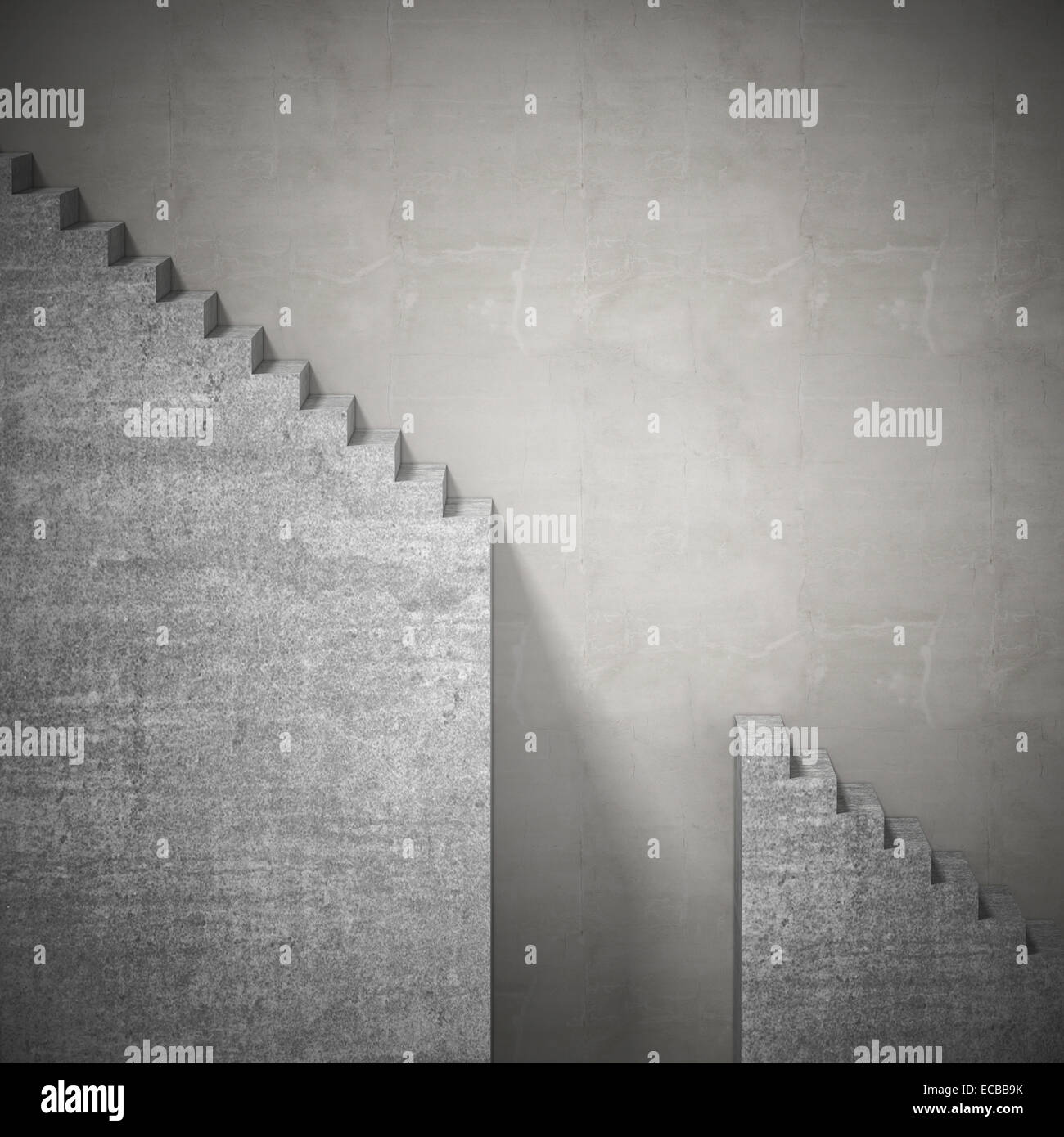 abstract 3d stair and missing steps Stock Photo - Alamy