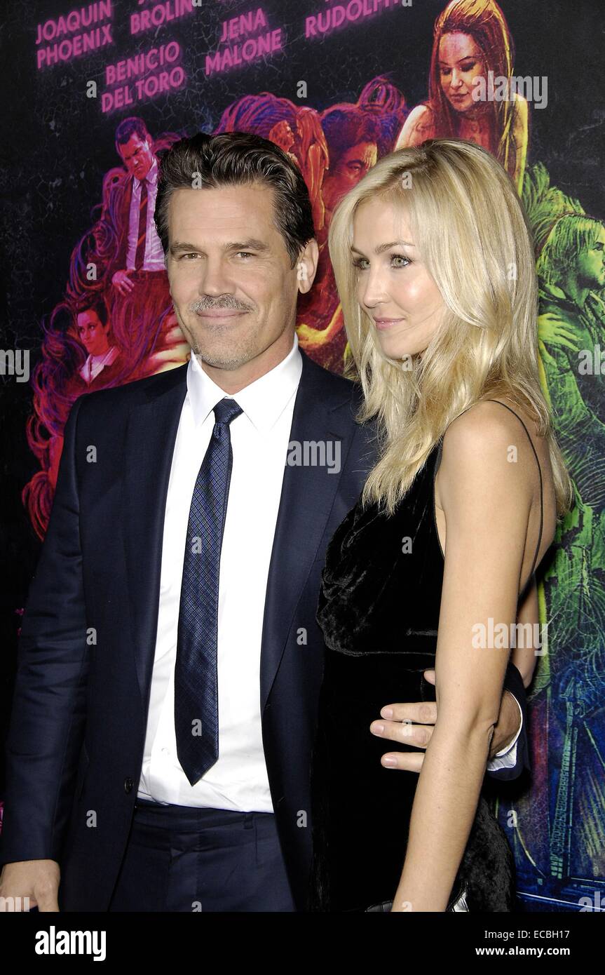 Los Angeles, CA, USA. 10th Dec, 2014. Josh Brolin, Kathryn Boyd at ...