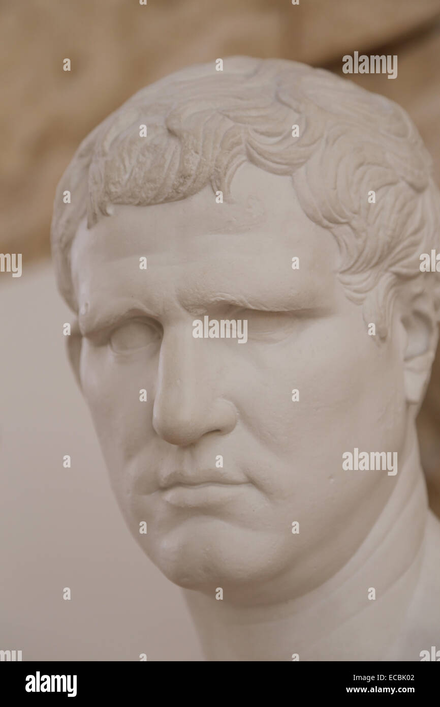 Marcus Vipsanius Agrippa (64/63 BC-12 BC) Roman statesman, general and ...