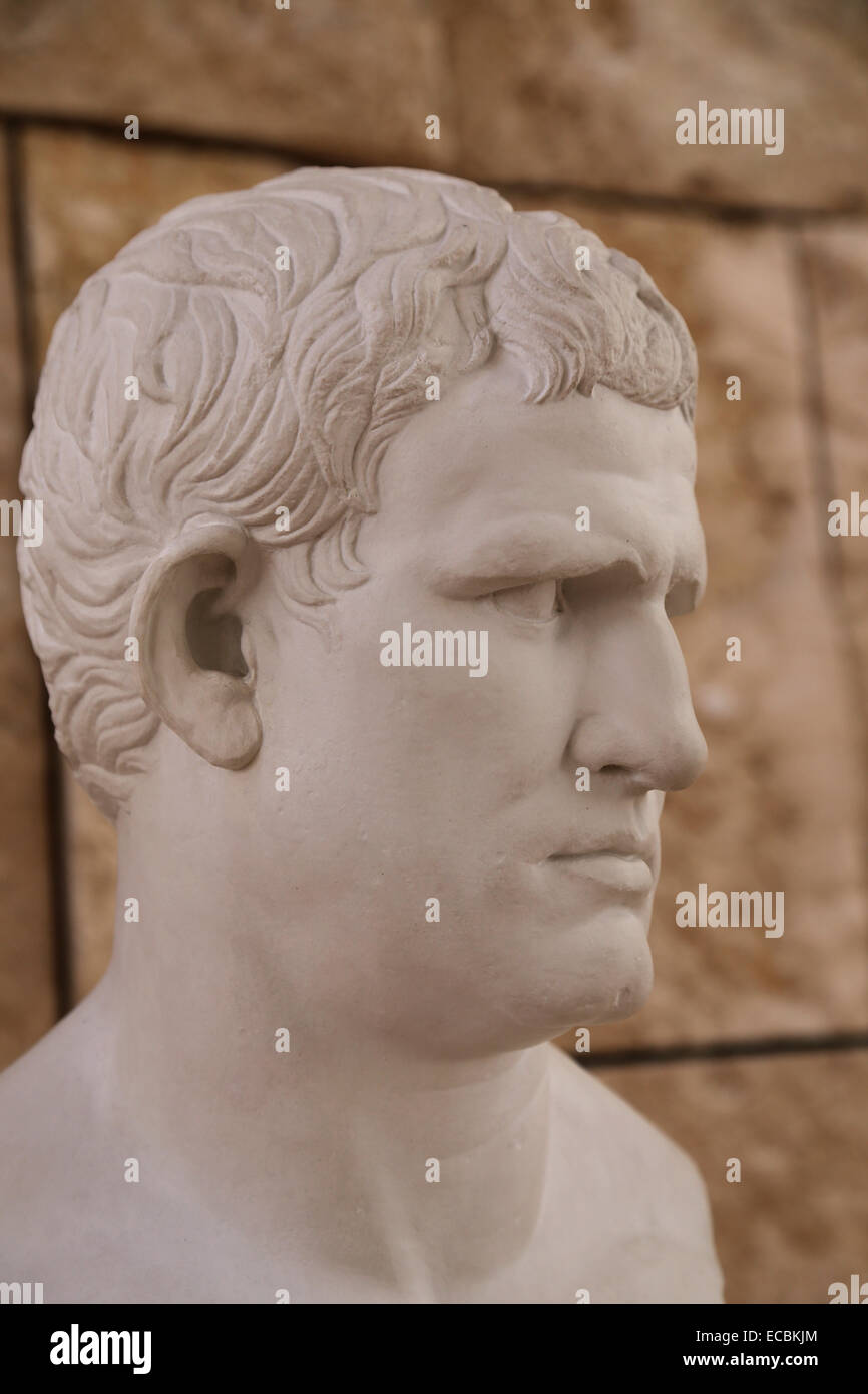 Marcus Vipsanius Agrippa (64/63 BC-12 BC) Roman statesman, general and ...