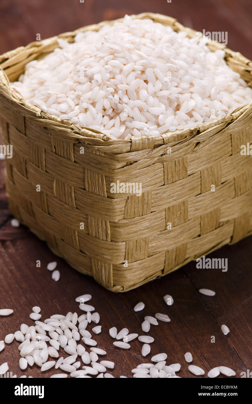 box with rice Stock Photo - Alamy