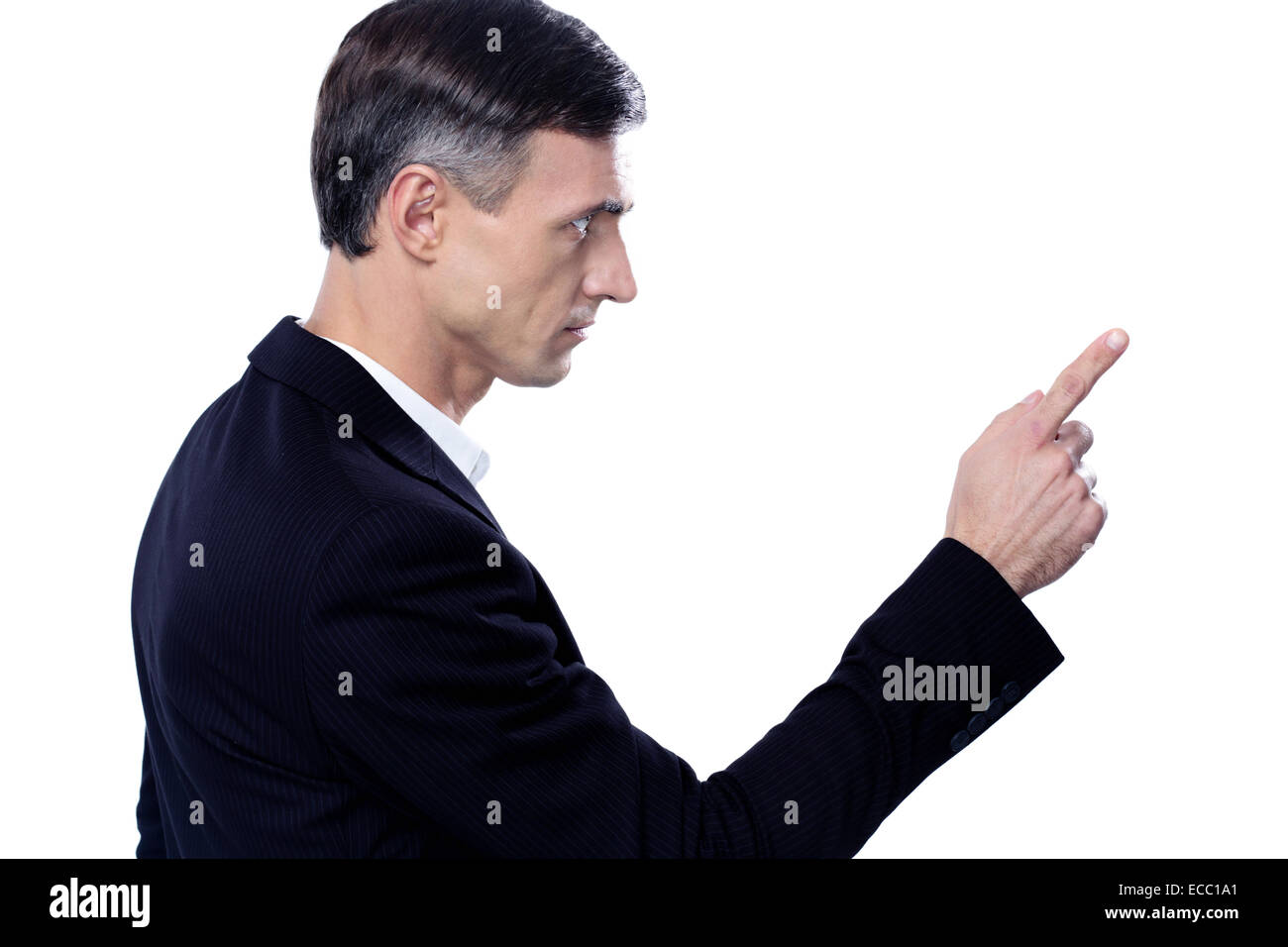 Man pointing at hi-res stock photography and images - Alamy
