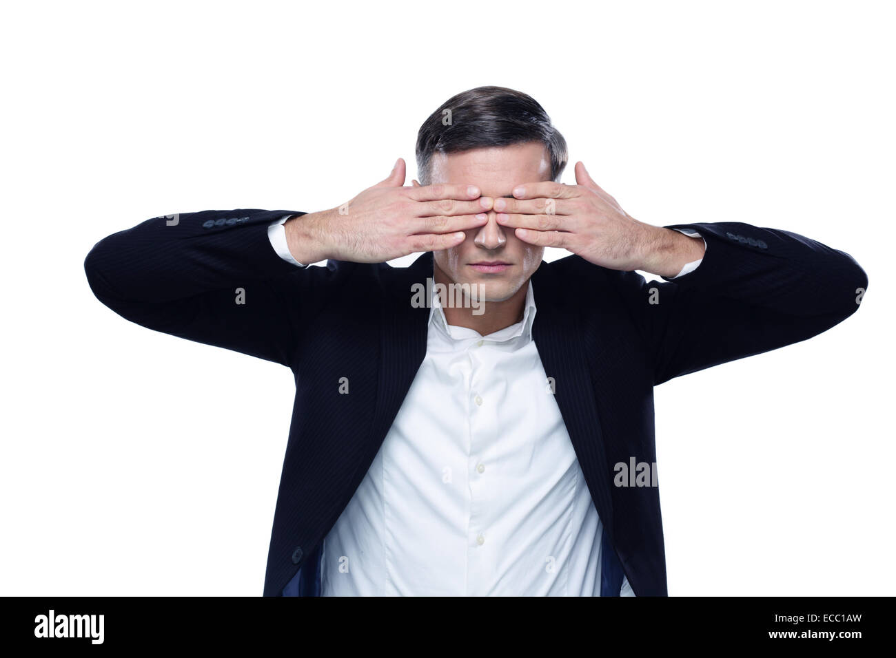 Hands over eyes hi-res stock photography and images - Alamy