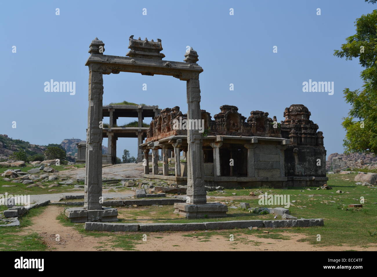 Kings Balance @ Hampi - UNESCO World Heritage site Stock Photo - Alamy