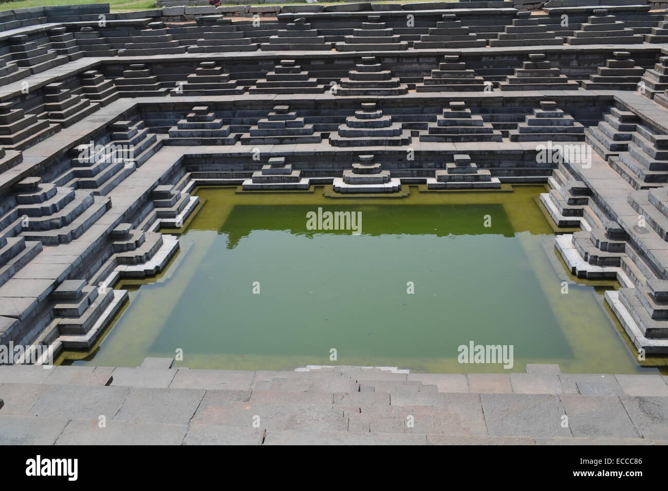 Stepped tank - Pushkarani in Royal centre @ Hampi - UNESCO World ...