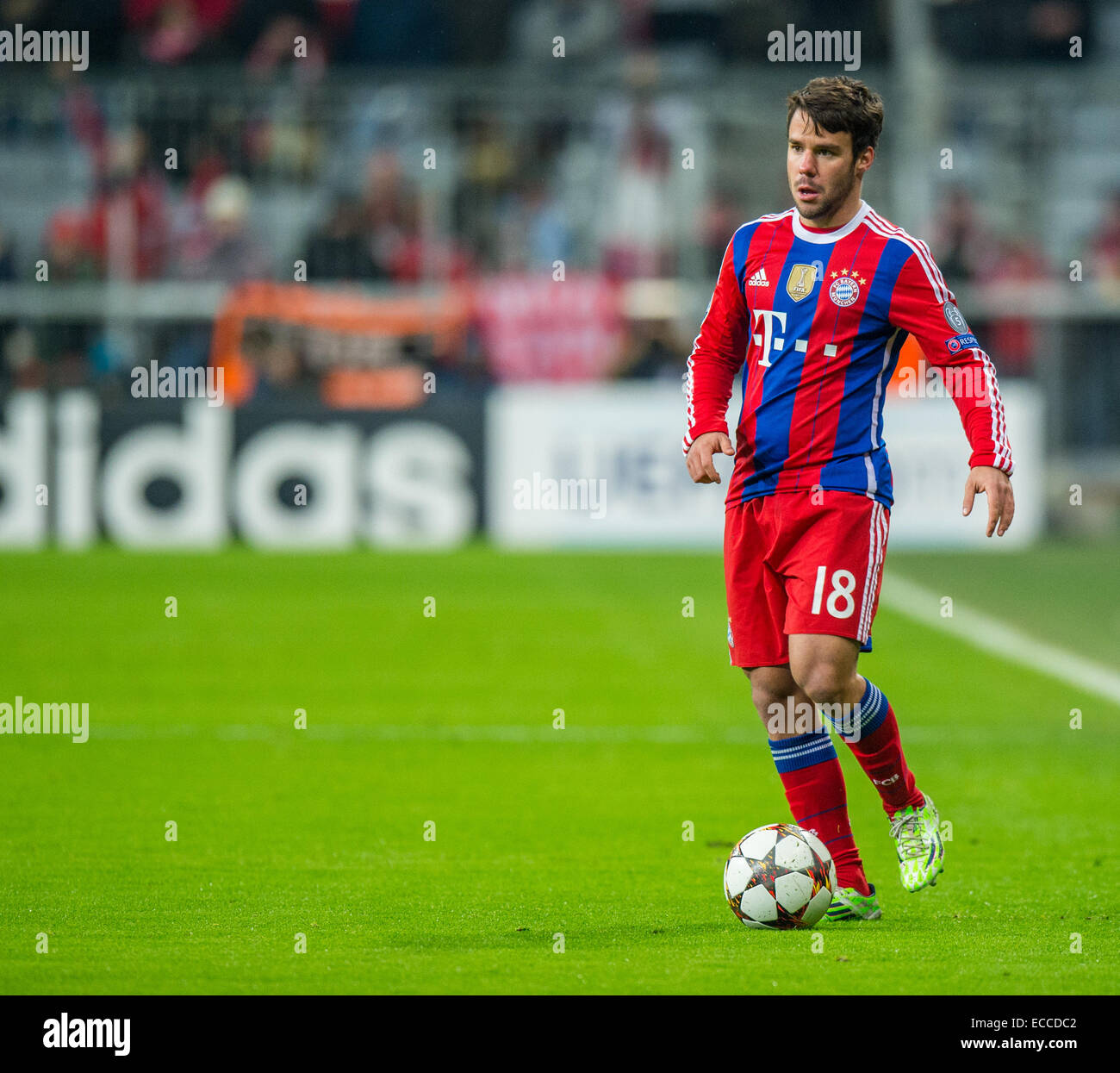 Bayern Munich's Juan Bernat in action during the Champions League Group ...