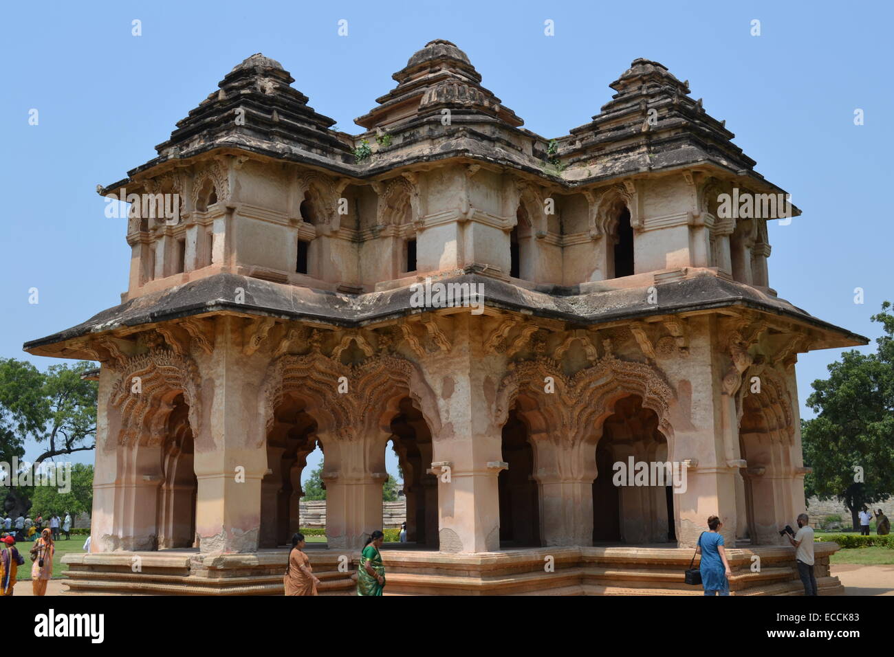 Lotus mahal @ Hampi - UNESCO World Heritage site Stock Photo - Alamy