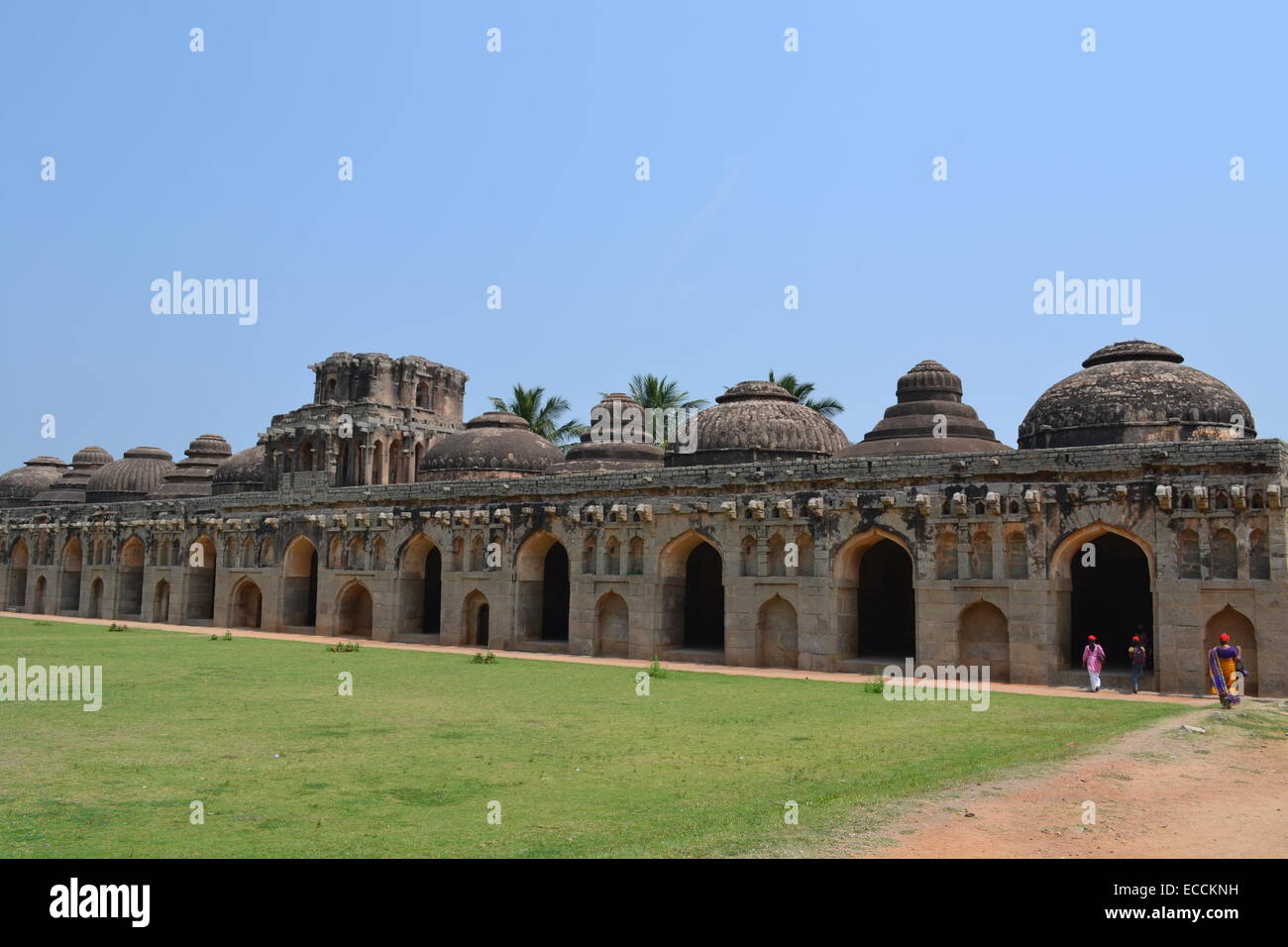 Elephant Stables @ Hampi - UNESCO World Heritage site Stock Photo - Alamy