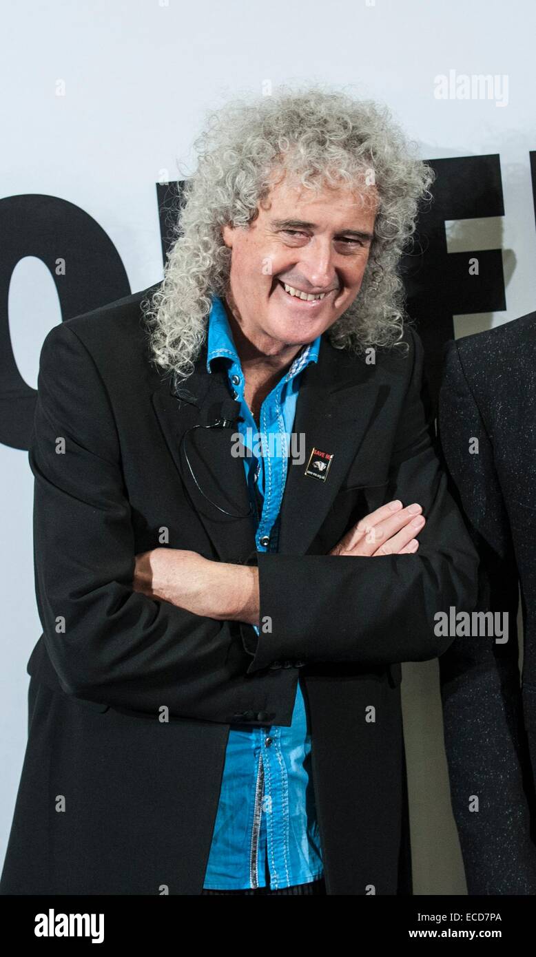Berlin, Germany. 11th December, 2014. British musician Brian May from ...